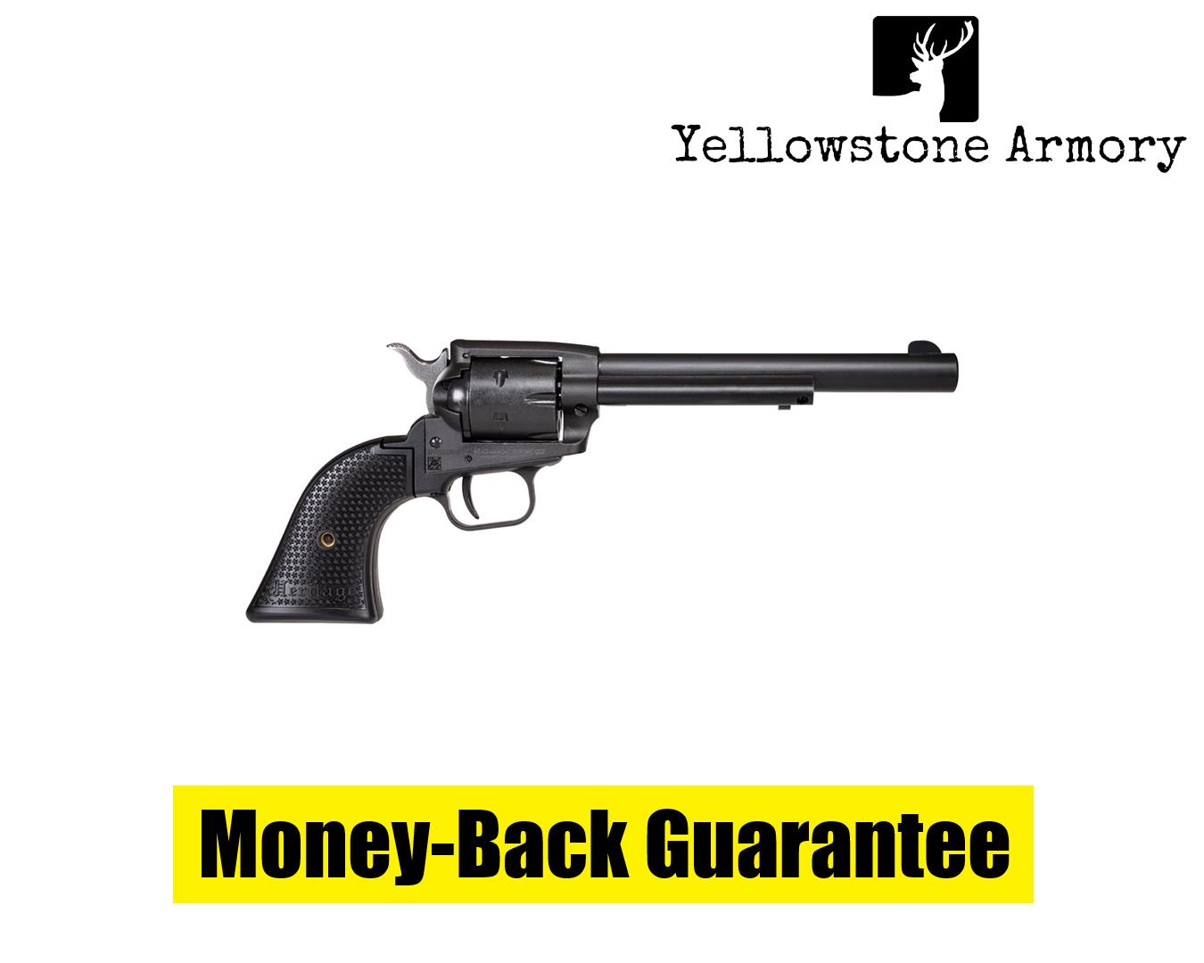 Heritage Rough Rider Steel Frame Revolver 22 LR. .5 in. Black Satin ...