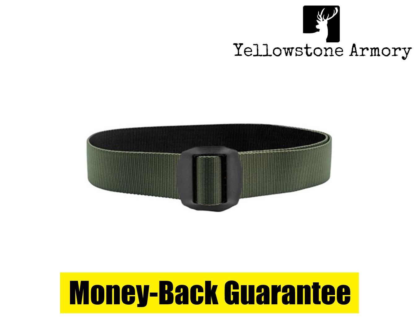 Hero's Pride Tactical EDC Reversible Belt w/ Black Buckle 1342X62XL46B ...