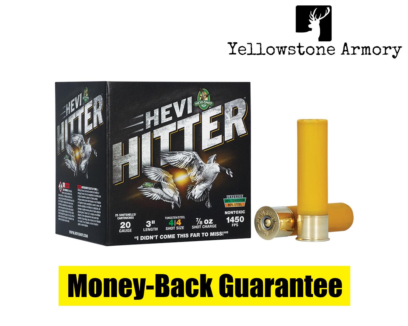 Hevi-Shot Hevi-Hitter Tungsten/Steel Shotshells 20Ga 3" 7/8Oz 1450 ...