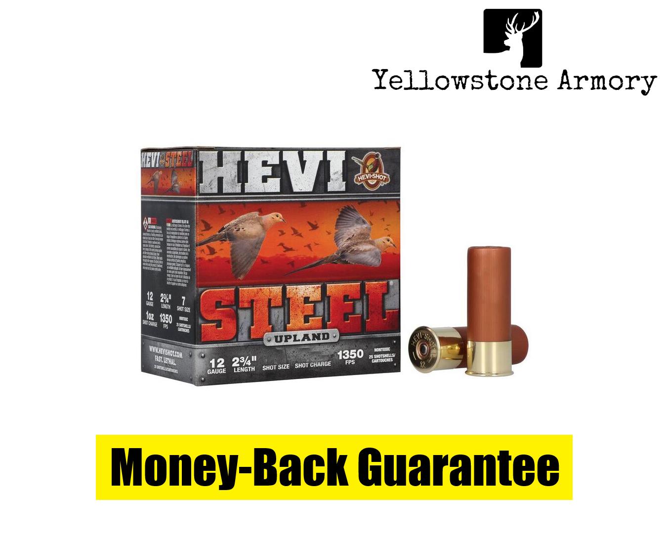 HEVI-Shot Hevi-Steel Upland Shotshells 12ga 2-3/4" 1-1/8oz #5 25/ct ...