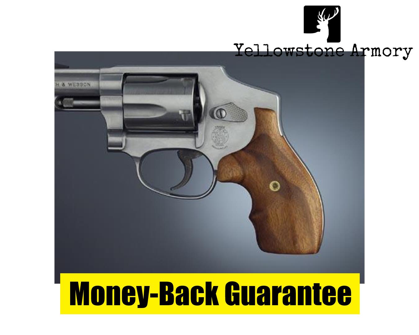Hogue Grips S&W J Frame Round Butt Goncalo Alves Ultra Compact Bantam ...