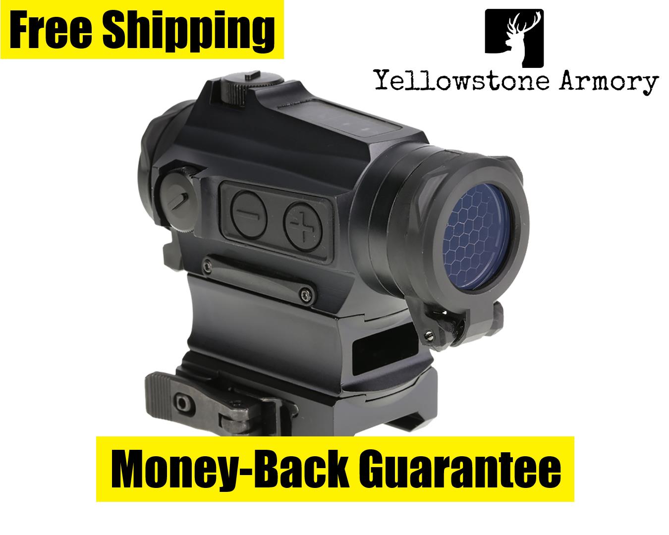 Holosun HE515CM Rifle Sight Green Multi-Reticle,Aluminum, Solar ...