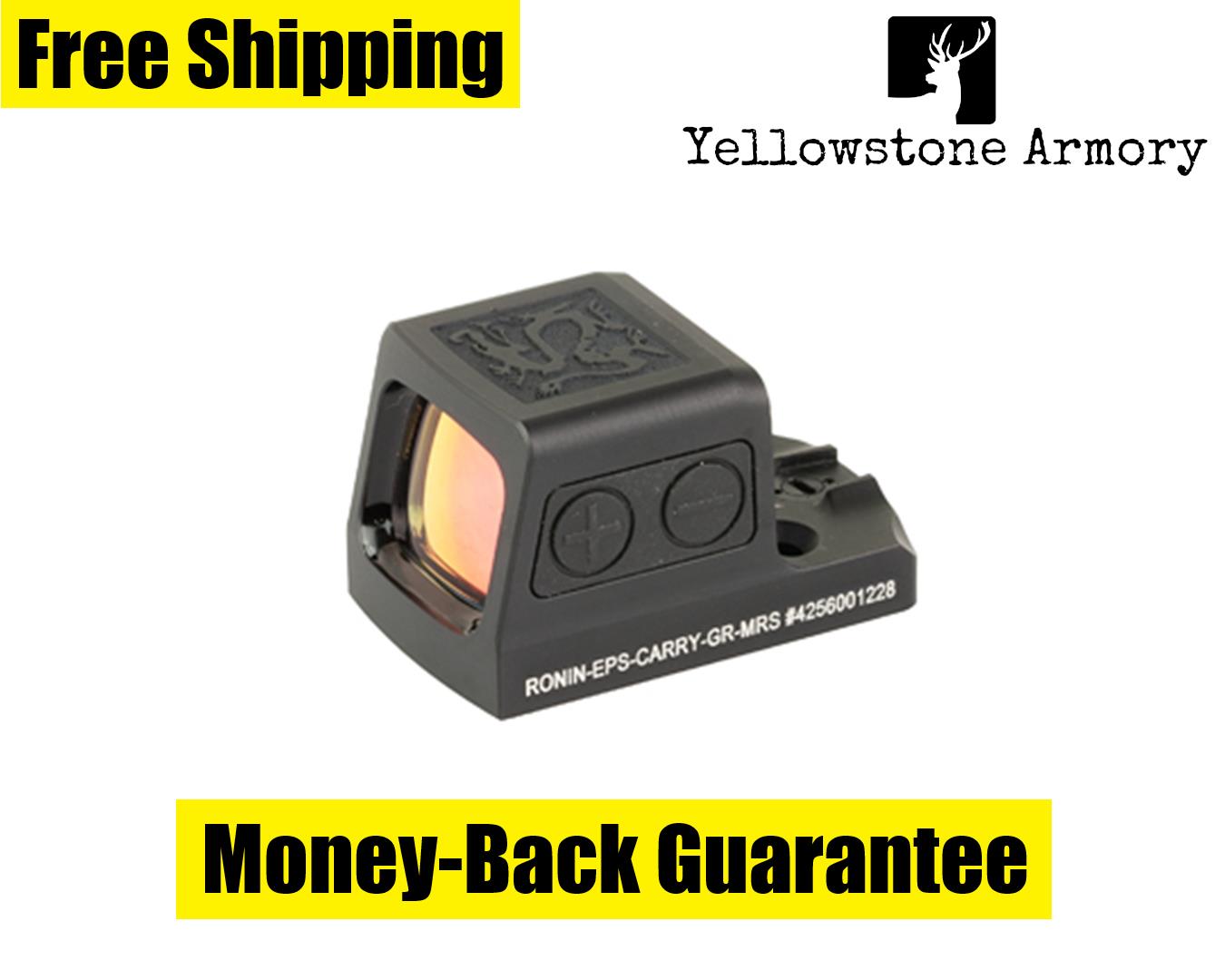 Holosun Ronin EPS Carry MSR Enclosed Red Dot Green 6 RONINEPSCARRYGR ...