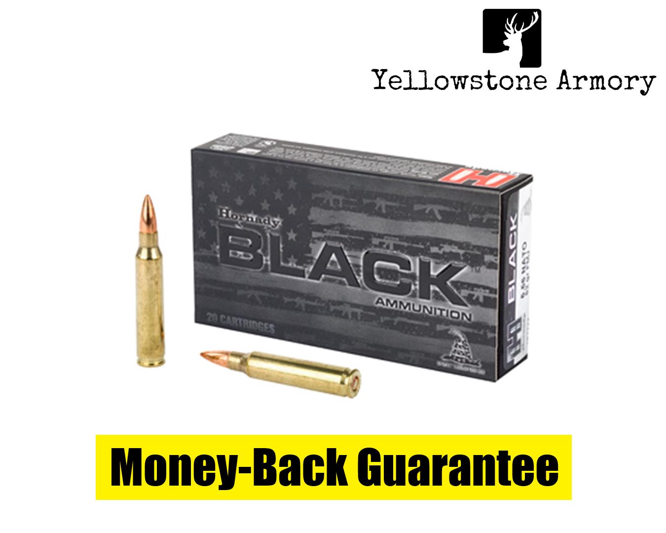 Hornady Black Rifle Ammo 5.56 NATO 62 gr. FMJ 20 rd. 81263 - Rifle ...