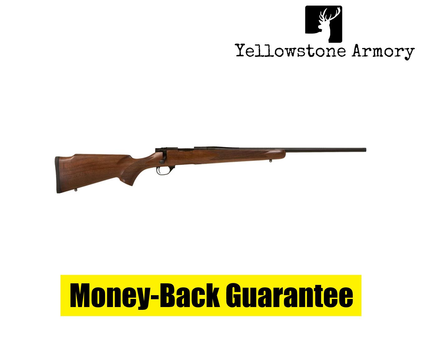 Howa M1500 Walnut Hunter Rifle 6.5 Creedmoor 22 in. RH HWH65CT - Bolt ...
