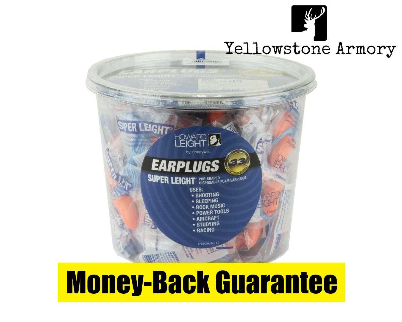 Howard Leight Super Ear Plugs Pre-Shaped Foam Coral 33dB 50/pr R-33333 ...