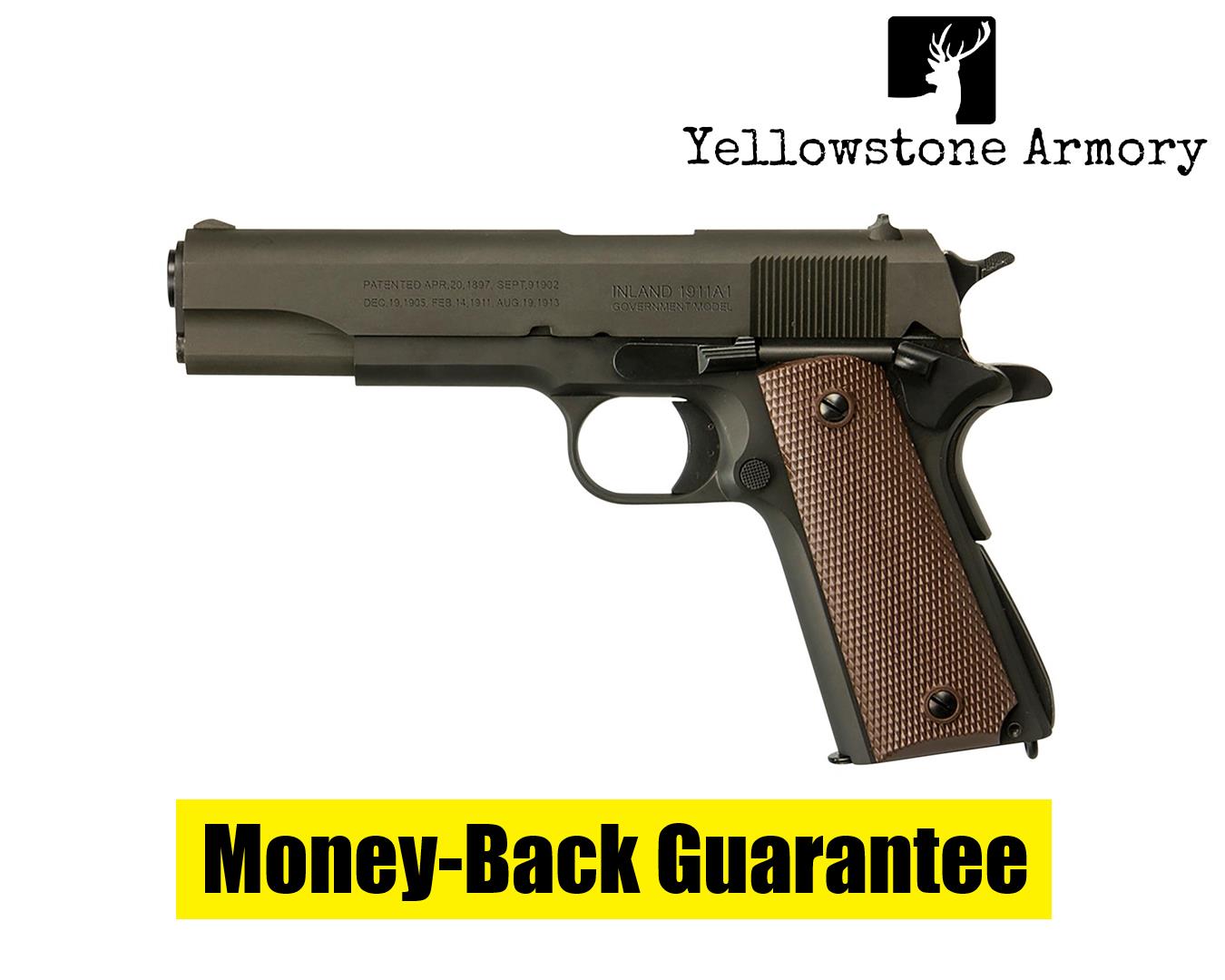 INLAND MANUFACTURING 1911A1 GOVERNMENT 45ACP 5 GI MODEL ILM1911 - Semi ...