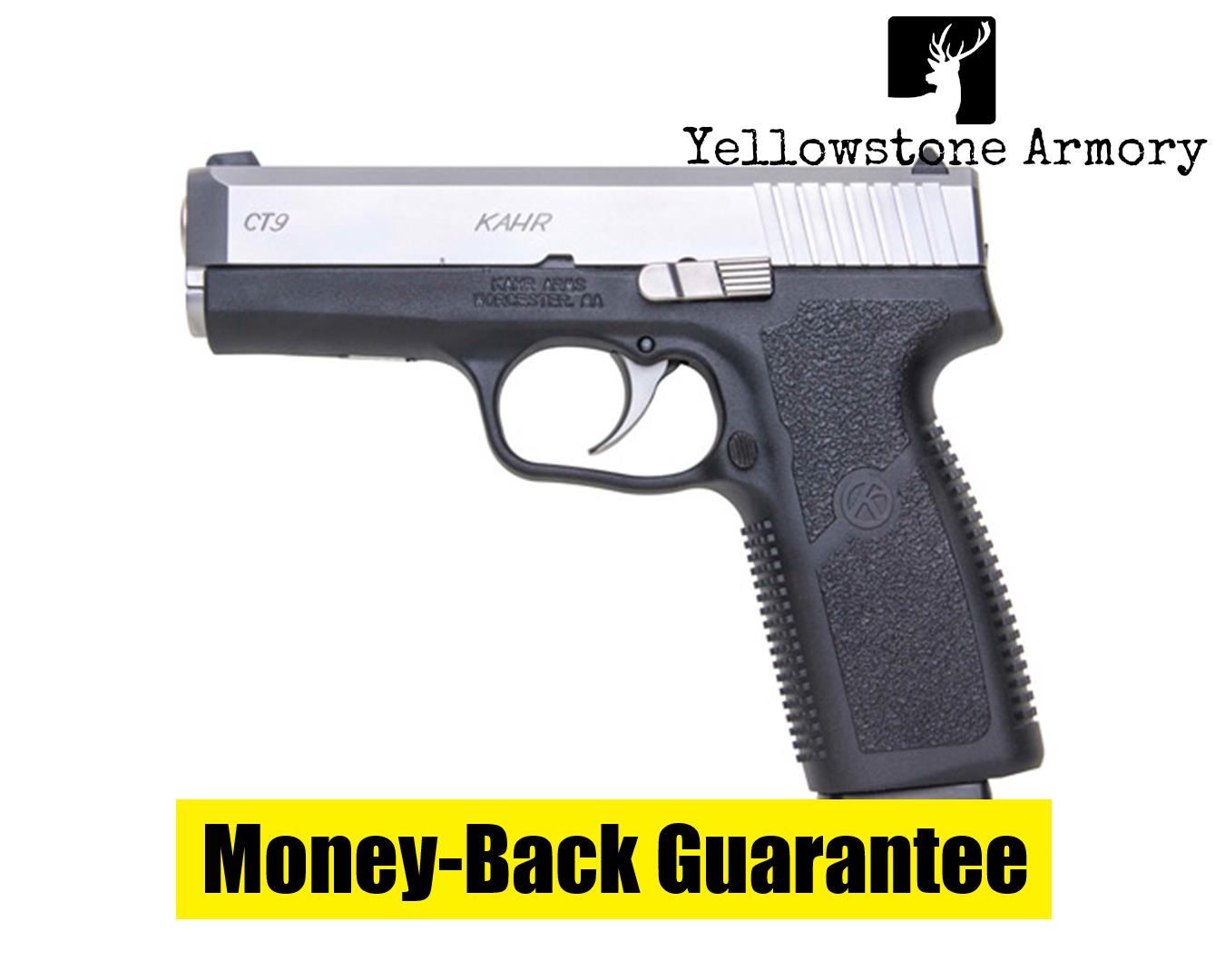 KAHR CT9 9MM 4'BLK/STS 8RD MAGAZINE CT9093 - Semi Auto Pistols at ...