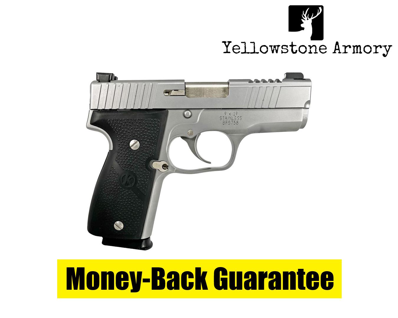 Kahr K9 Limited Edition Cut Out Stainless Steel Slide Handgun 9mm ...