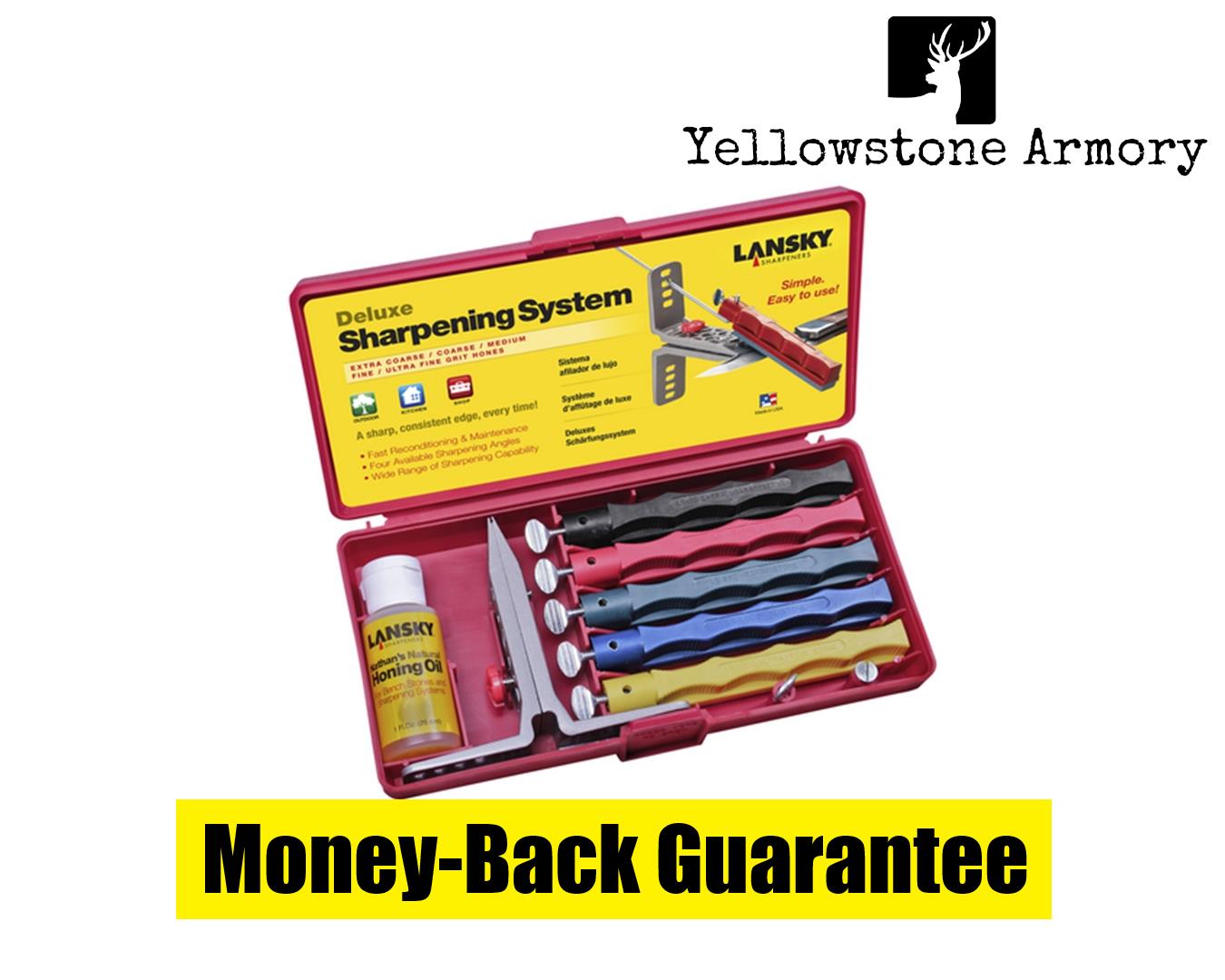 Lansky Sharpeners Deluxe Controlled Angle Sharpening System LKCLX ...