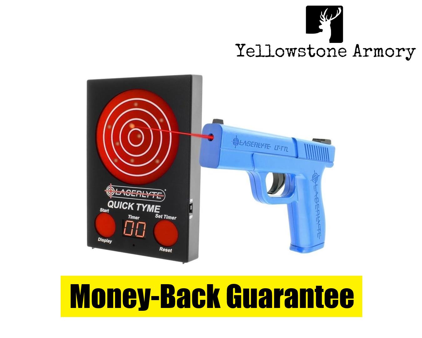 LaserLyte Quick Tyme Laser Trainer Target with Point of Impact L01 ...