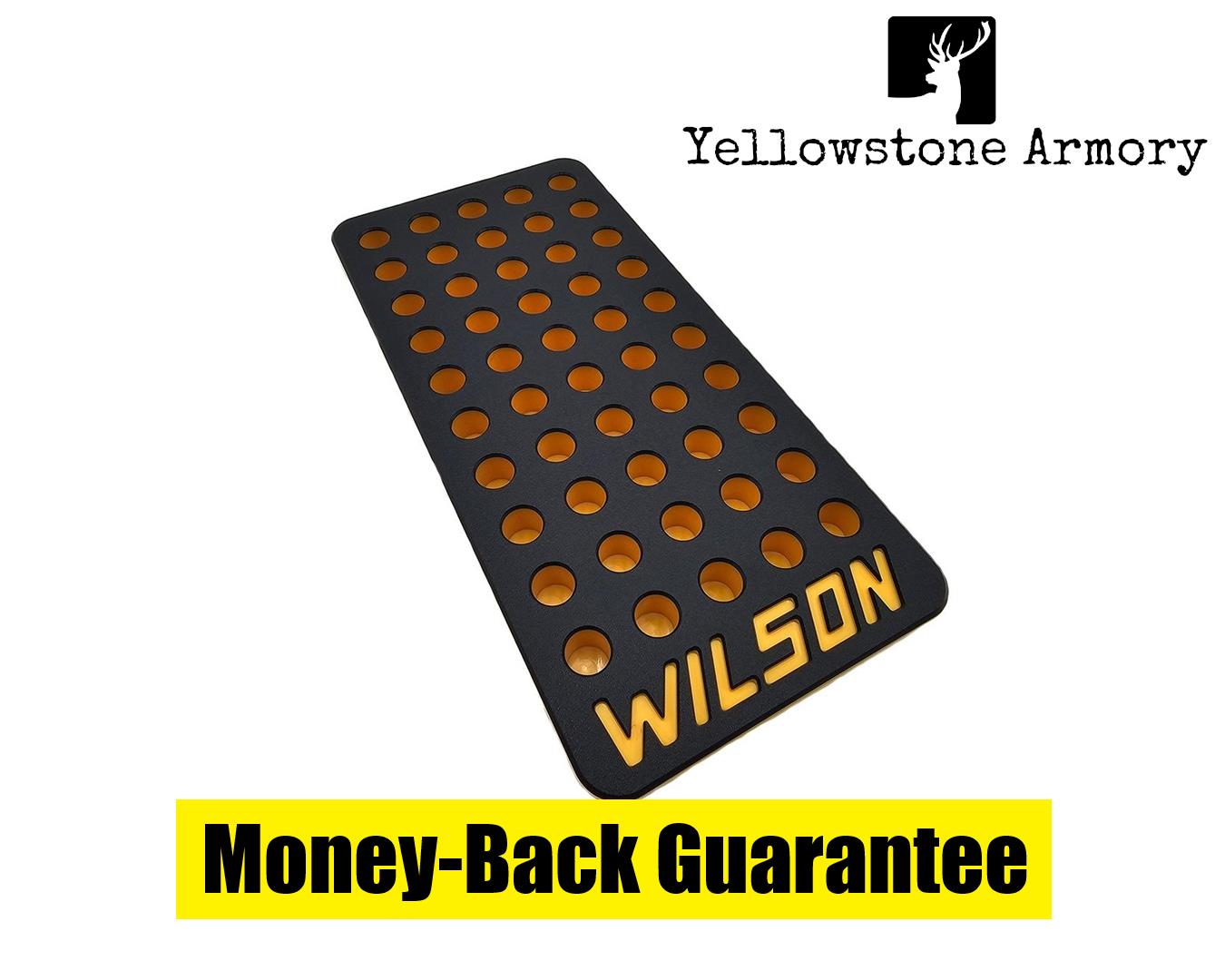 L.E. Wilson Reloading Tray .380" 50 Hole Black/Yellow W50-PBY38 - Other ...
