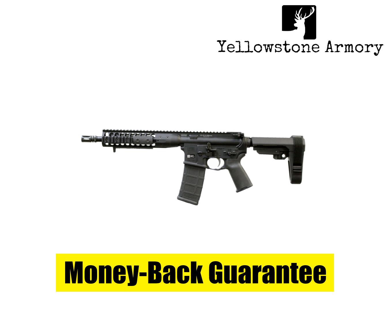 LWRC DI Direct Impingement Pistol - Black ICDIP5B10SBA3 - Semi Auto ...