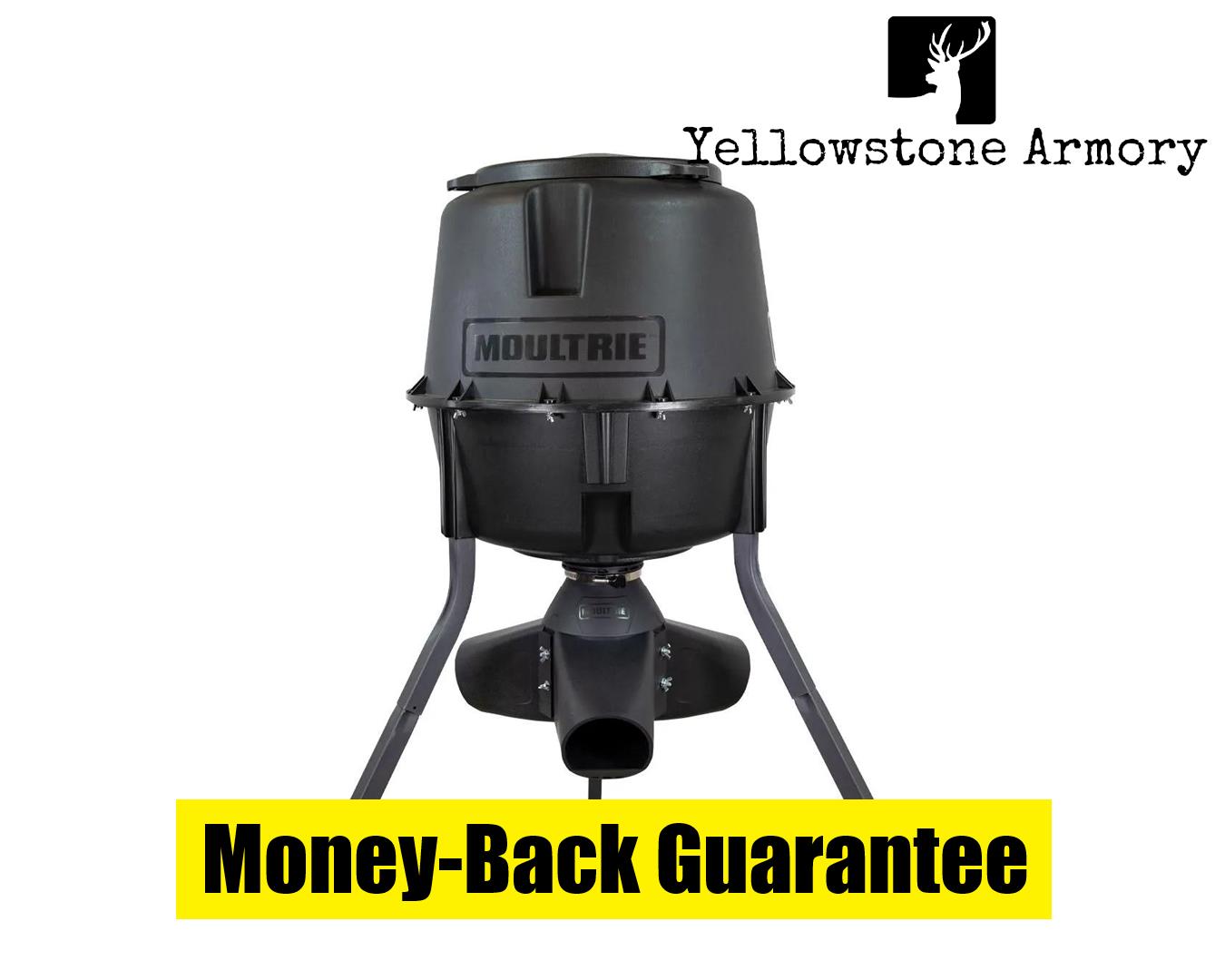 Moultrie Gravity Deer Feeder 30 Gal Tripod Black MFG-13339 - Game Feed ...