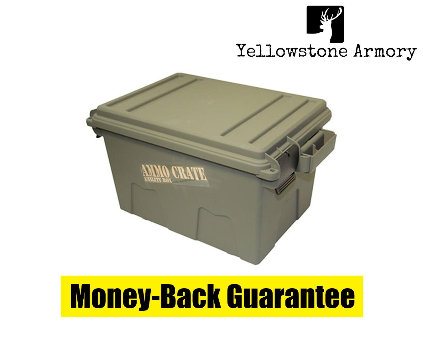 MTM Case-Gard ACR718 Ammo Crate Utility Box Army Green Polypropylene ...