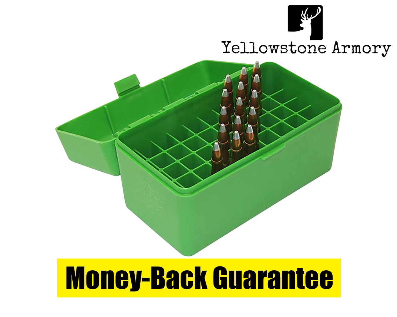MTM Case-Gard Rifle Ammo Box RS-50 Green 50 rd. RS5010 - Gunsmithing ...