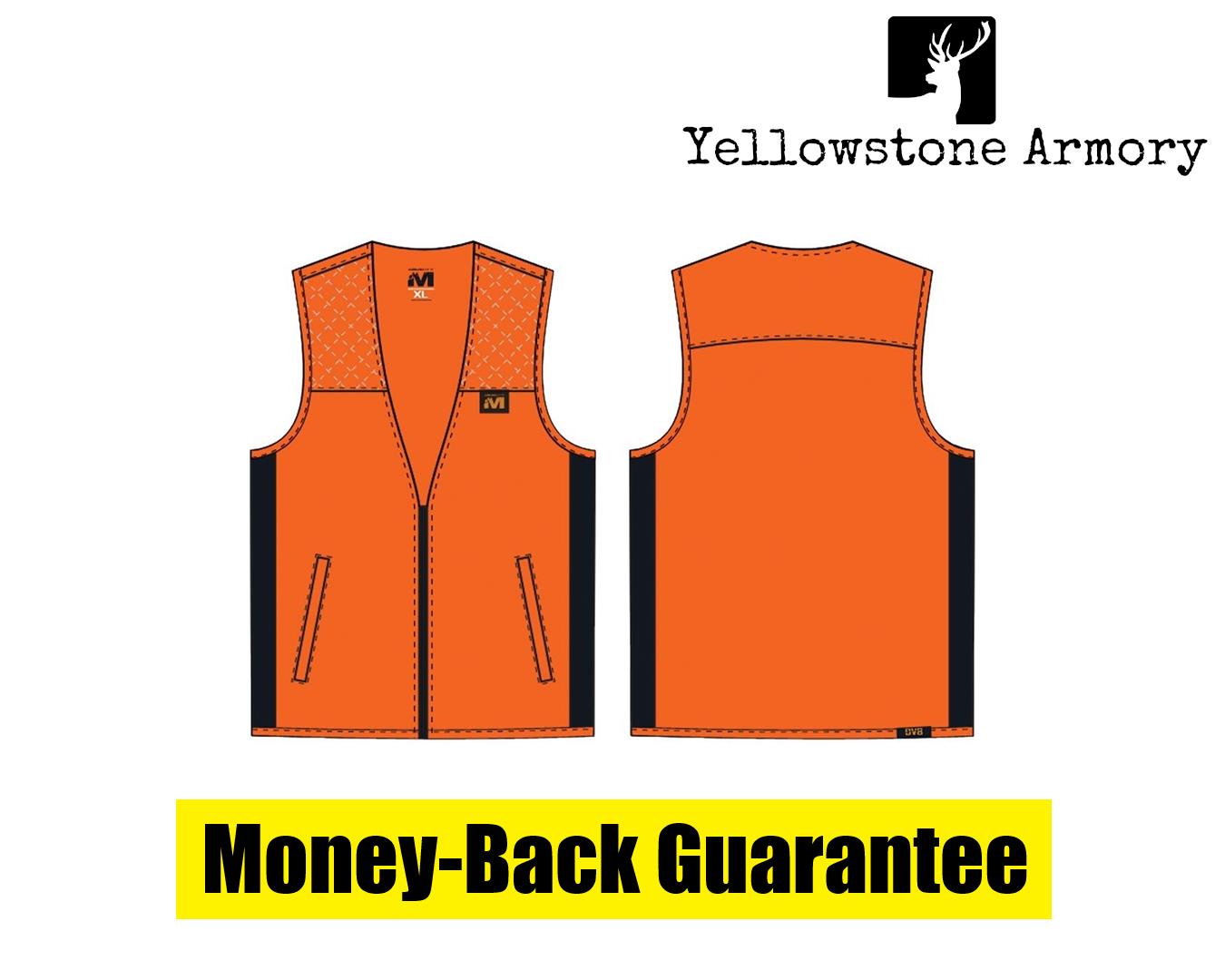 Muddy DV8 Lightweight Hunting Vest Blaze Orange 2XL MUD-LW-VEST-BO-2X ...