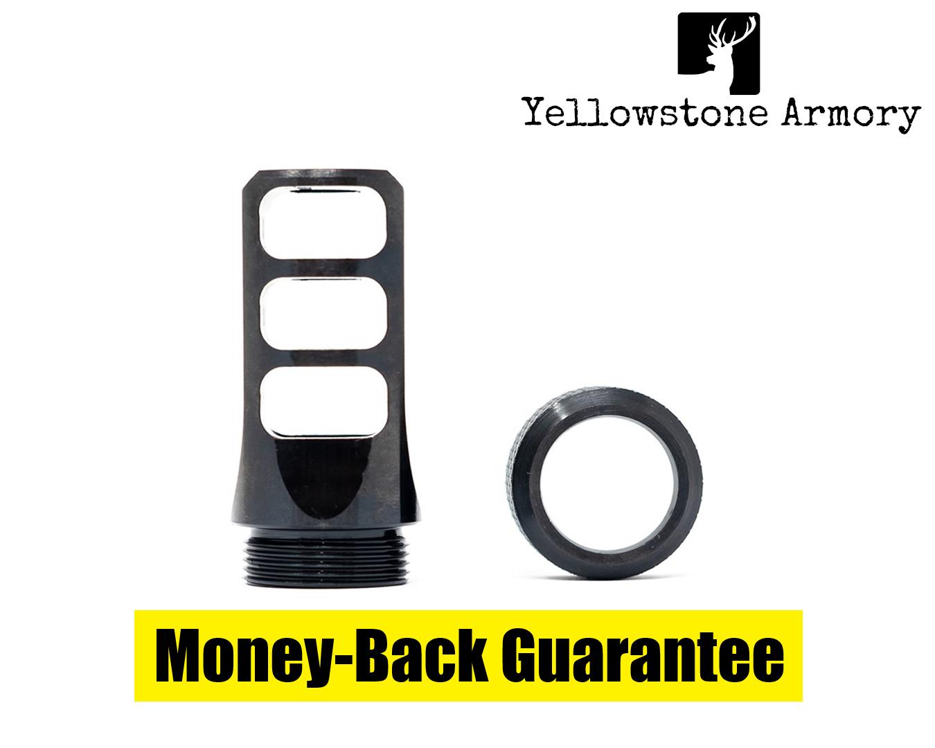 MUZZLOK 8.6 BLACKOUT 3 PORT MUZZLE BRAKE FFMD863PMBSQPQ - Other Gun ...