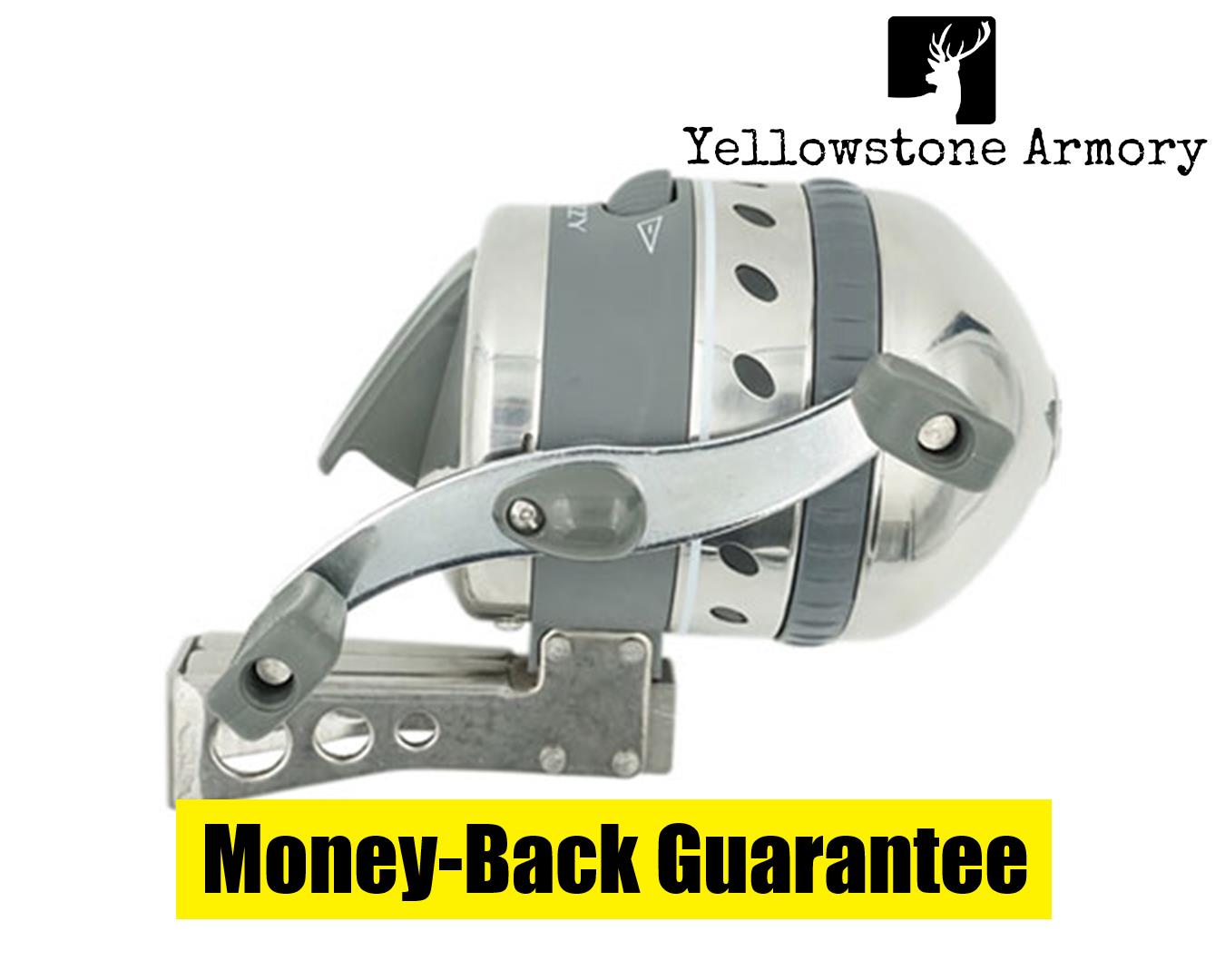 MUZZY BOWFISHING REEL XD PRO-B SPIN STYLE PUSH BUTTON W/MOUNT 1079 ...