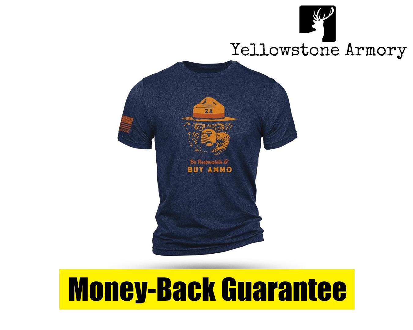Nine Line 2A Bear Navy Triblend T-Shirt S 2ABEAR-TSTRI-NAVY-S - Other ...