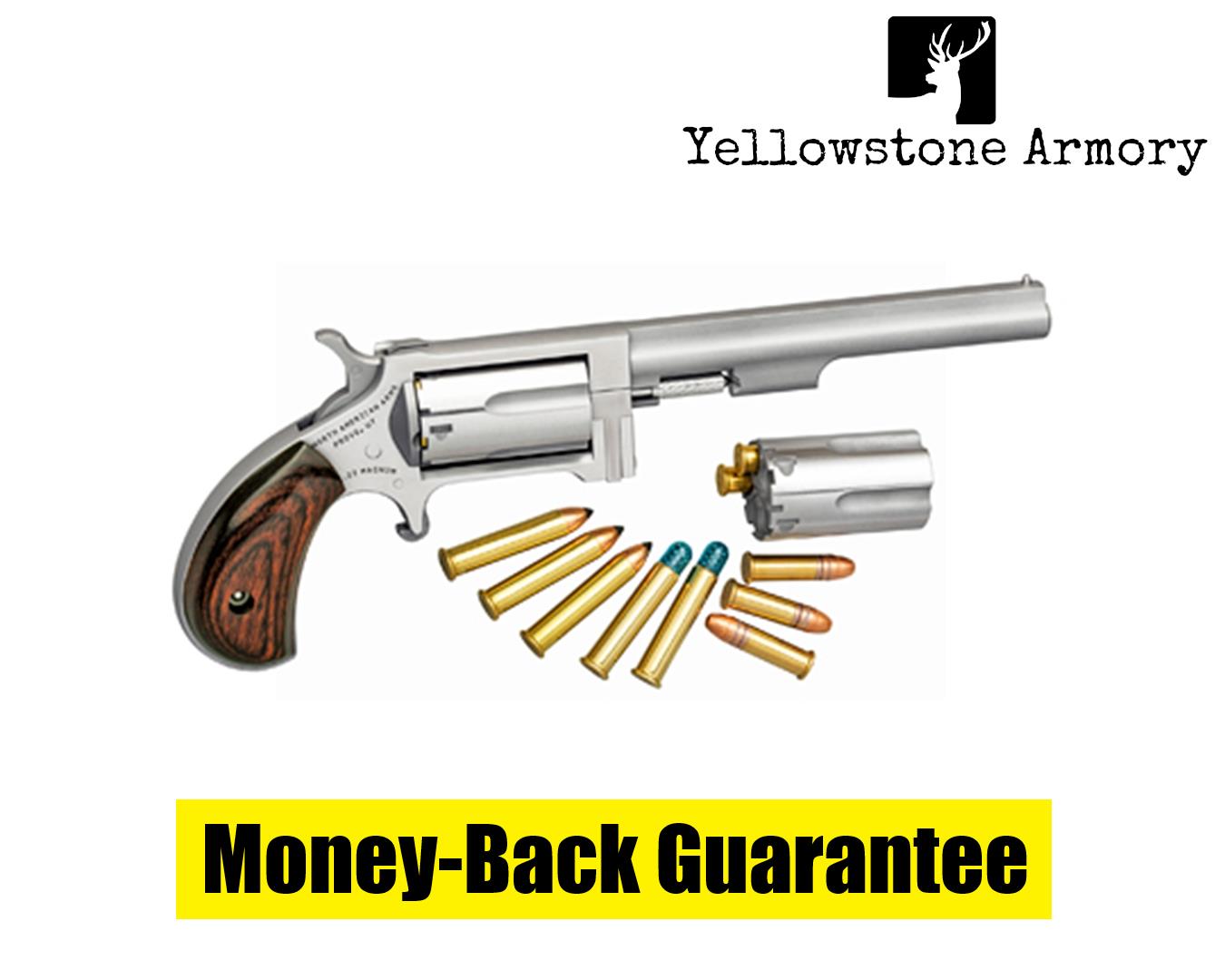 NORTH AMERICAN ARMS 22MG/22LR 4" SS CONV NAA-SWC-4 SWC4 - Revolvers at ...