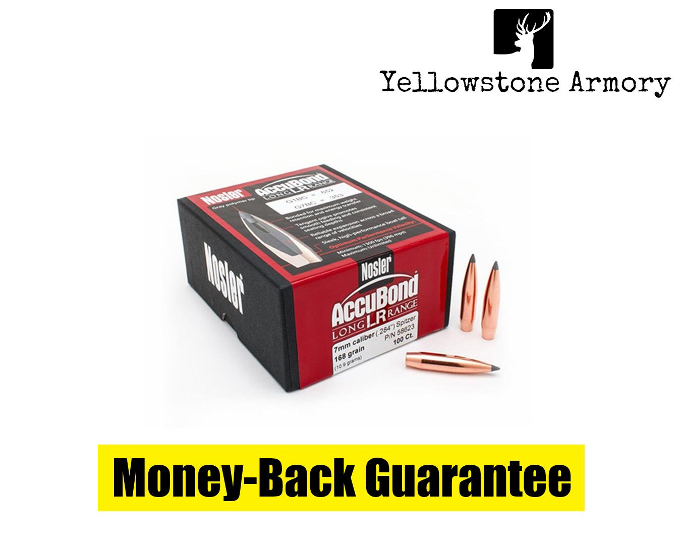 Nosler AccuBond Long Range Bullets .338 Cal. 265 gr. Spitzer Point ...