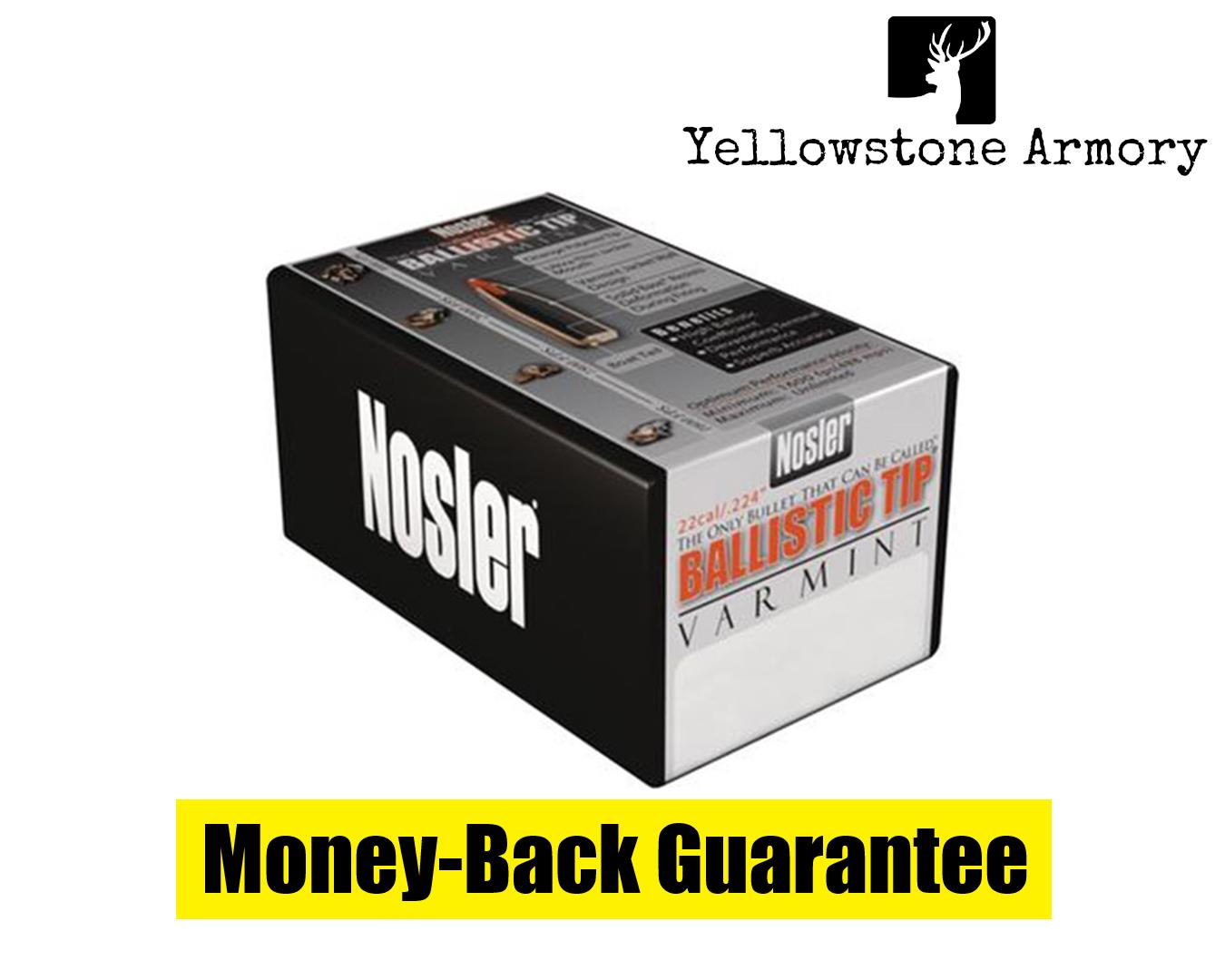 Nosler 39560 Ballistic Tip 22Cal 55gr Spitzer Point 250/Box - Other ...