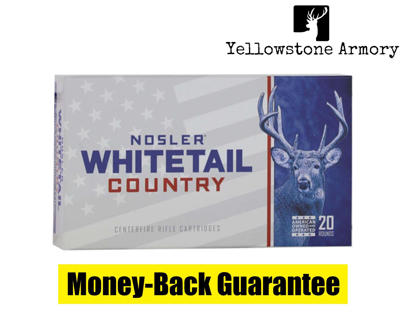 Nosler Whitetail Country Rifle Ammo 270 Win. 130 gr. SB SP 20 rd. 40110 ...