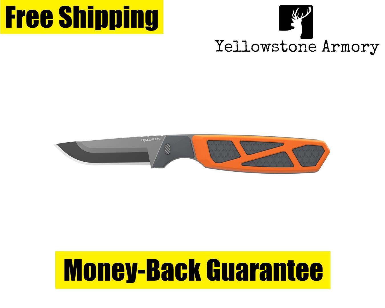 OUTDOOR EDGE RAZOR APX 3" TITANIUM COATED FRAME W/7 BLDS APXS306C ...