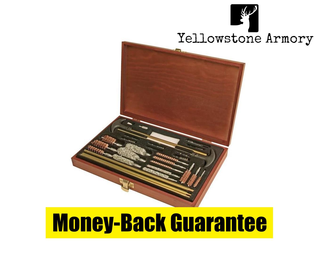 Outers 32 Piece Universal Wood Gun Cleaning Box 70080 - Gun Cleaning Kits & Gun Cleaning ...