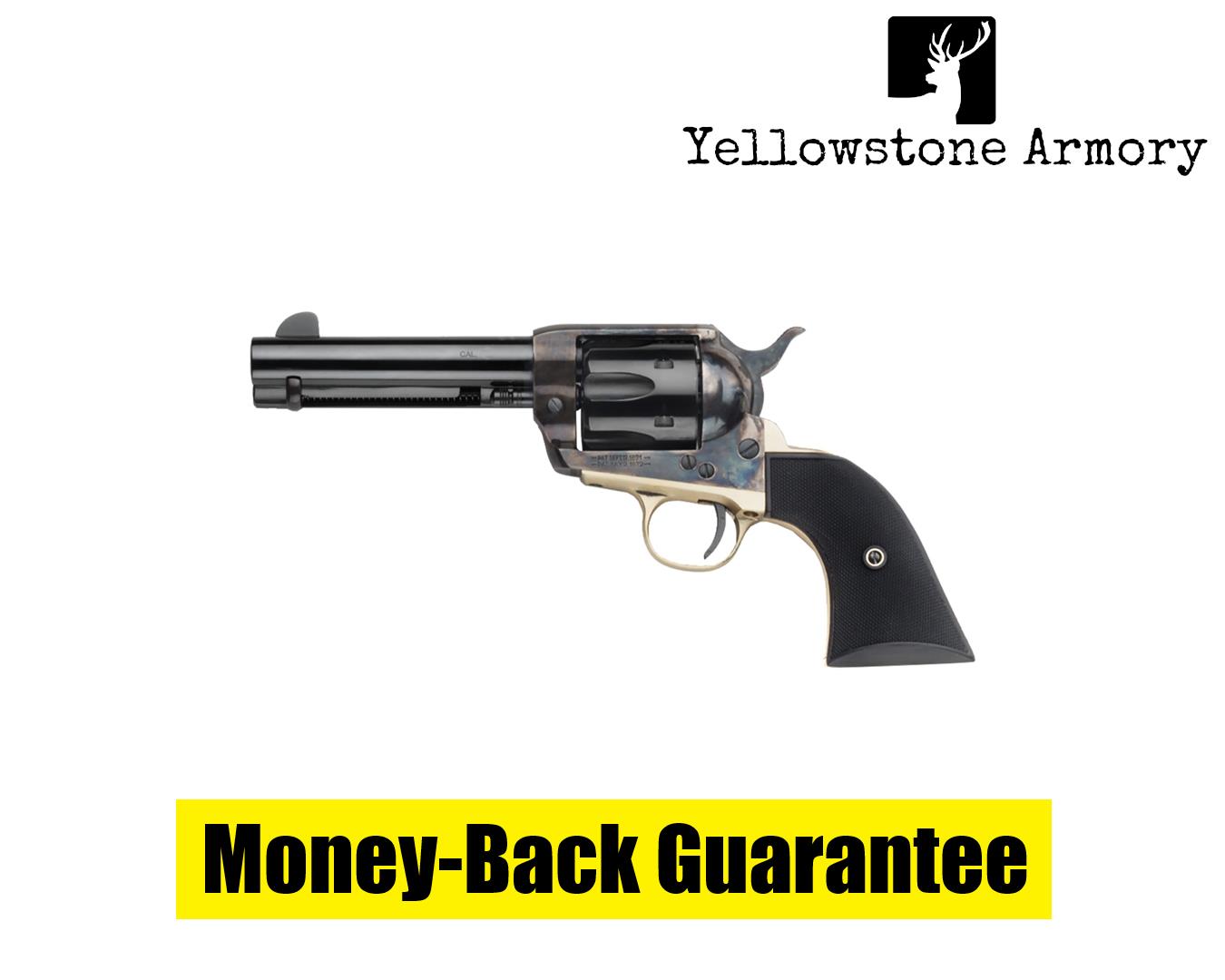 Pietta 1873 Gunfighter Revolver 357 mag 4.75 in. Checkered ...
