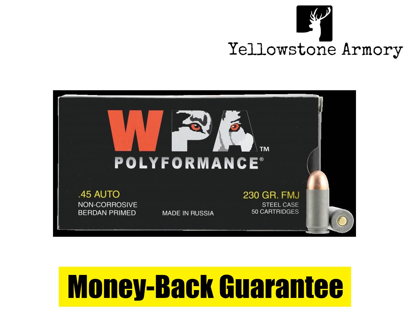 POLYFORMANCE AMMO 45 ACP 230GR FMJ 45FMJ - Pistol Ammunition at ...