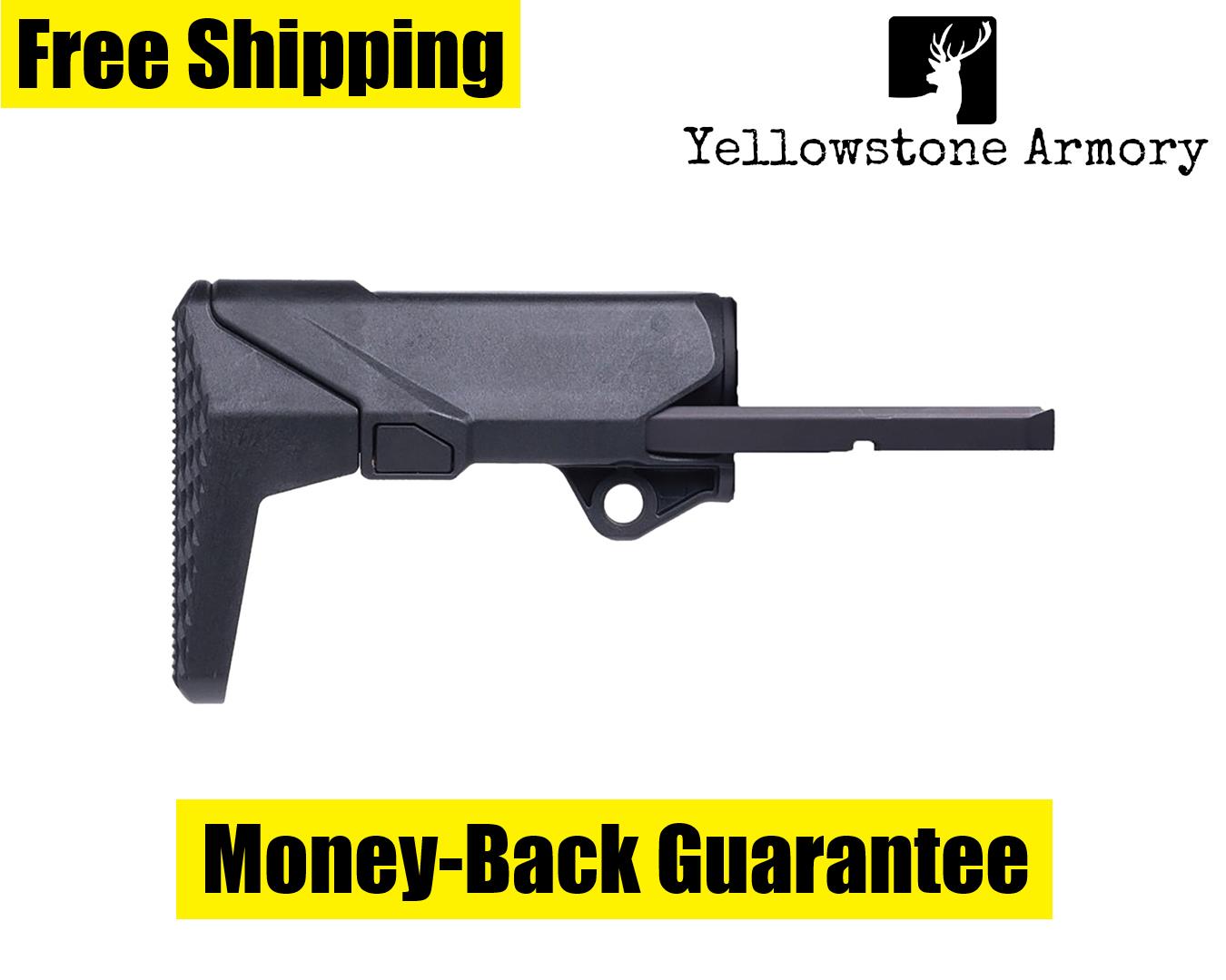 Q LLC ACCSHORTYSTOCKBLK Shorty Black Fits AR/M4 - Rifle Stocks at ...