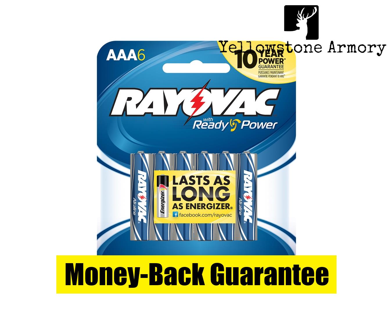 RAYOVAC BATTERY AAA HIGH ENREGY Alkaline Batteries 8246T - Batteries at ...
