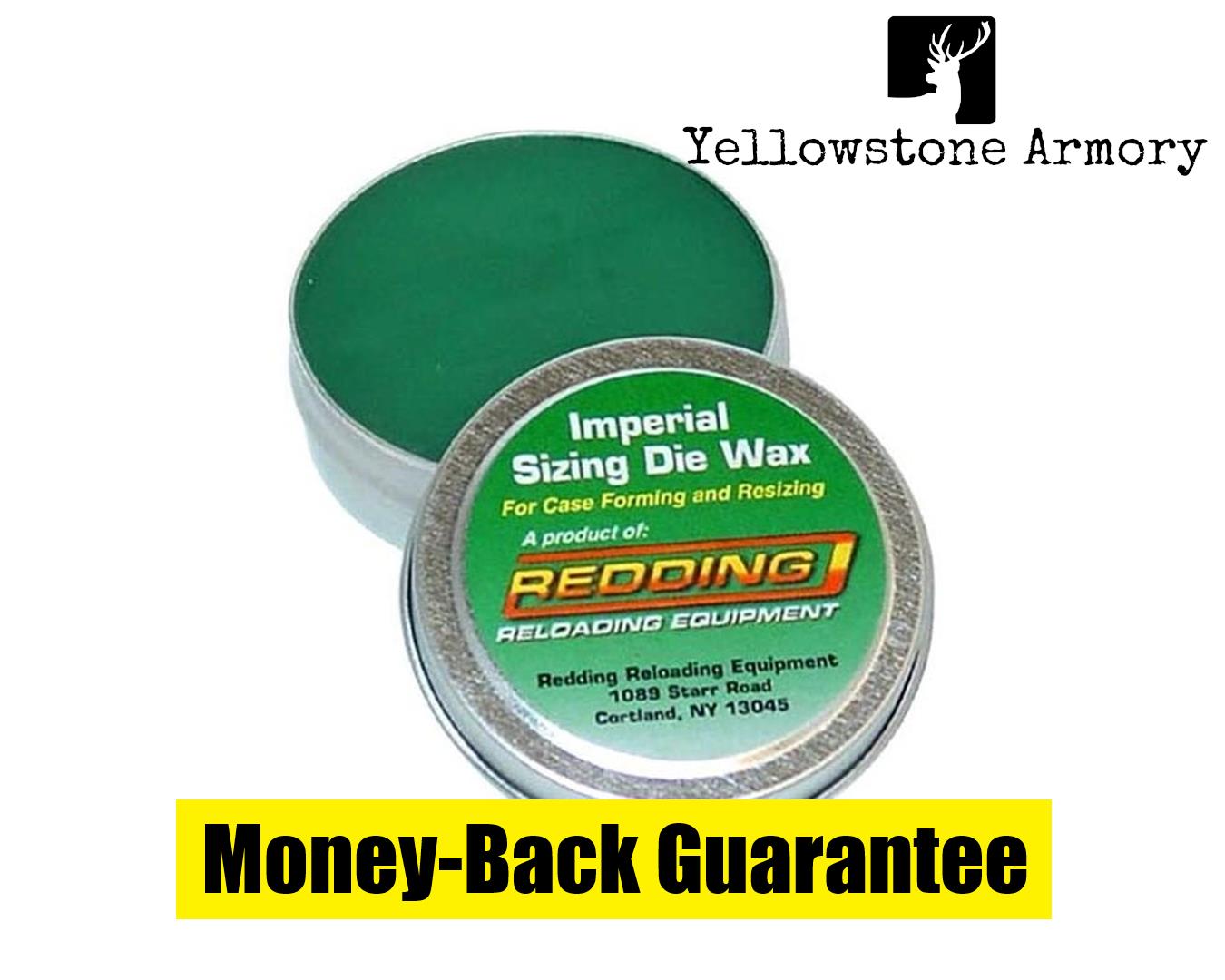 Redding Brand Imperial Sizing Die Wax Green - 2 oz Tin 21322 - Other ...