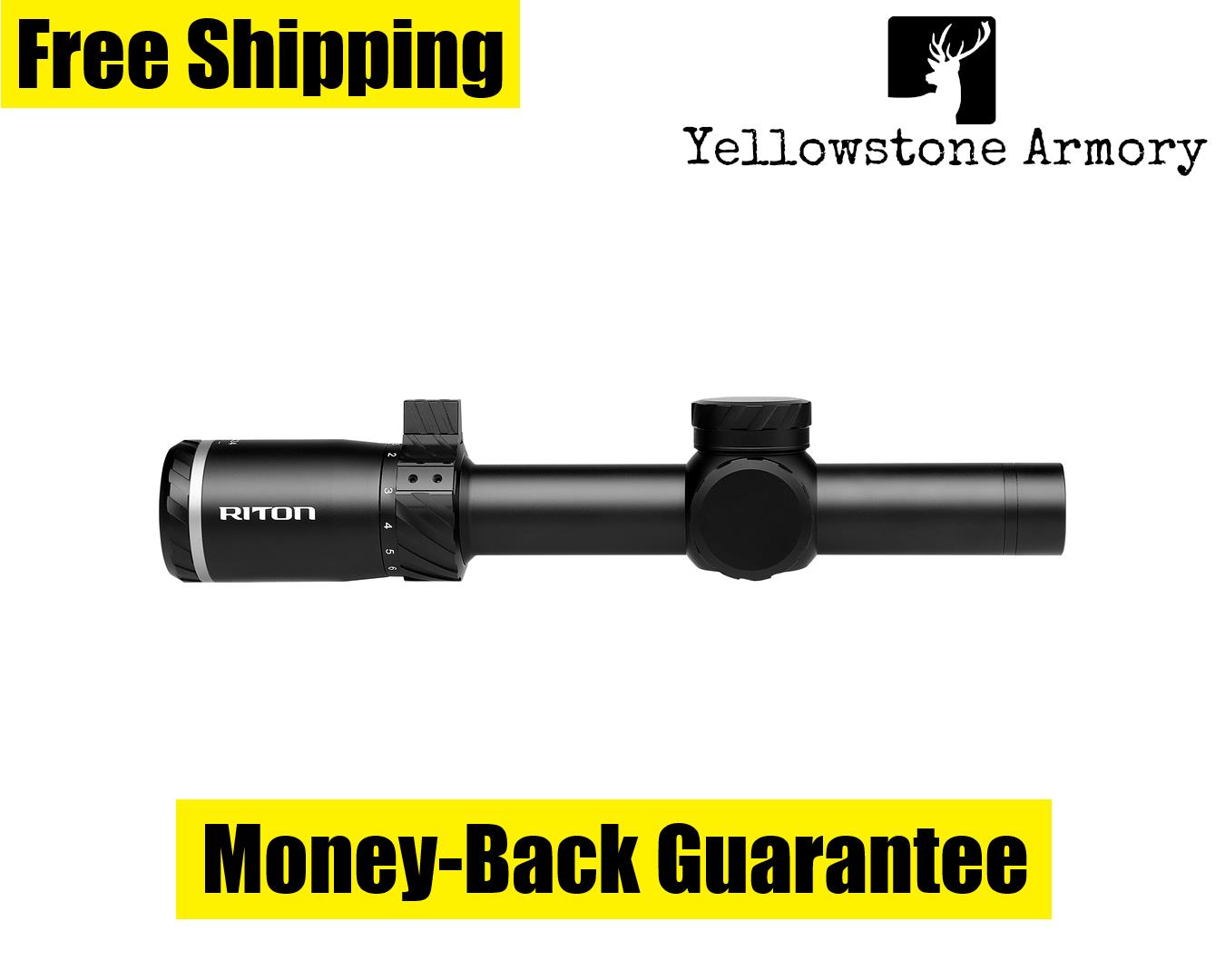 Riton 5 Tactix Rifle Scope 1-10x24mm FFL MIL 5T110LFI23 - Gun Scopes at ...