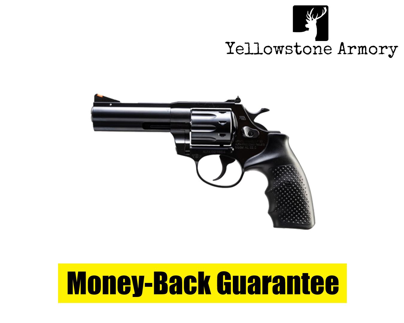 Rock Island AL22 Standard Revolver 22 LR 4 in. Blued Rubber Grip 9 ...