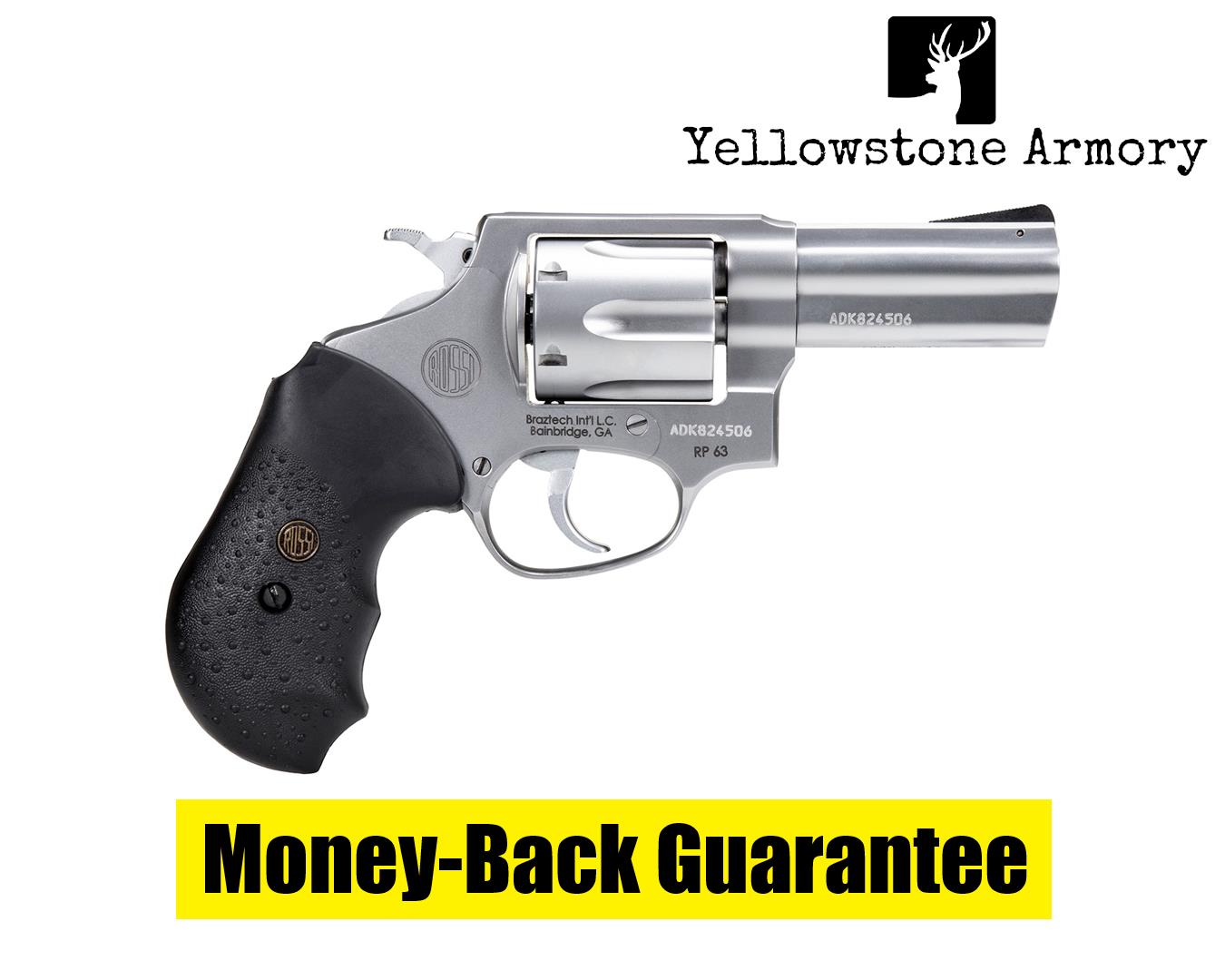 Rossi RP63 Revolver 357 mag 3 in. Graphite Stainless Gloss 6 rd. 2RP639 ...