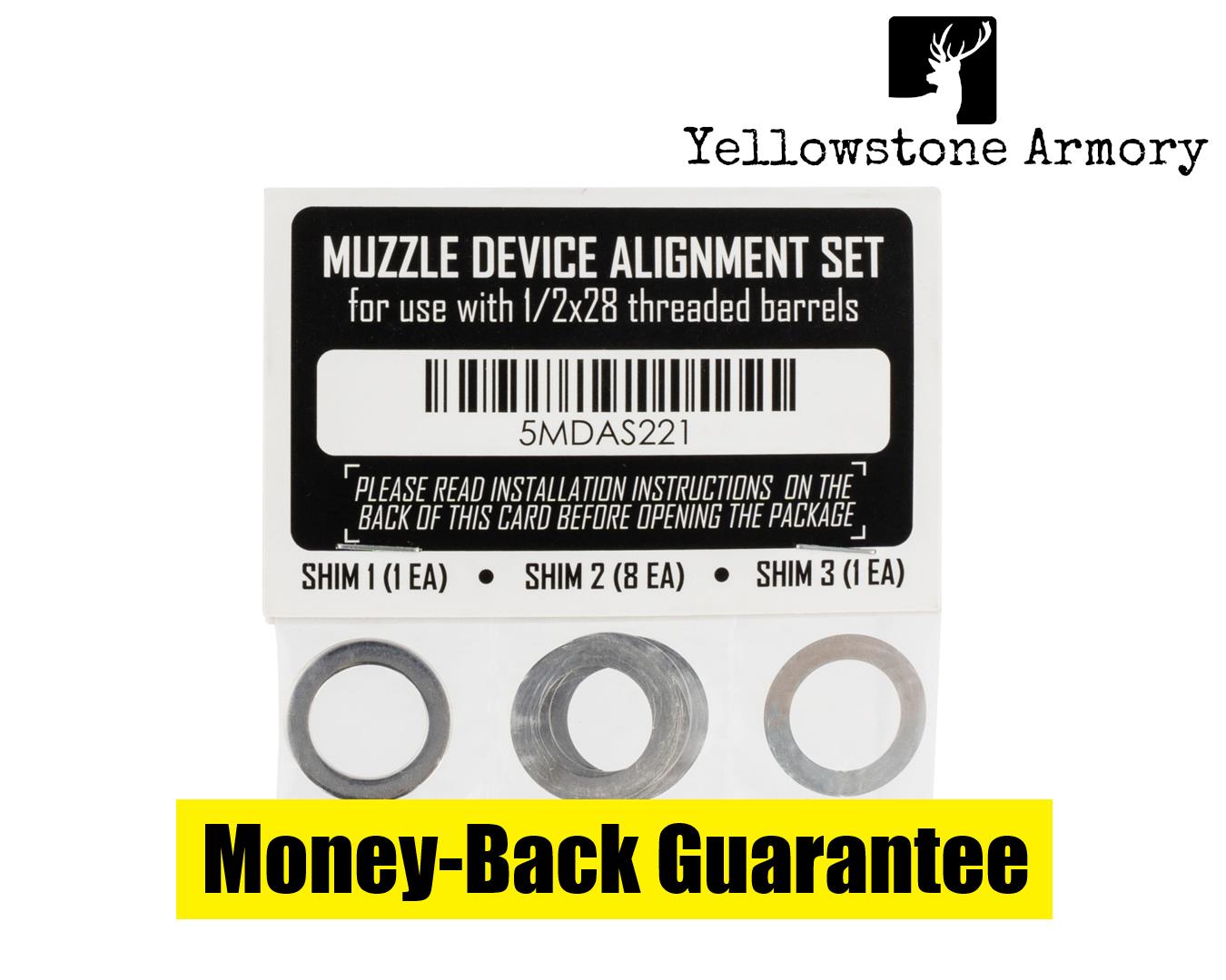 Rugged Suppressor Shim Kit for 1/2"-28 tpi SA001 - NFA Parts ...