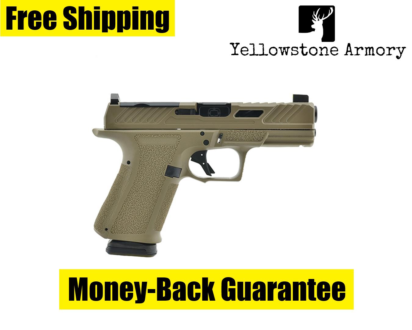 Shadow Systems MR920 Elite Slide Optic Pistol 9mm 4 in FDE Frame SS ...