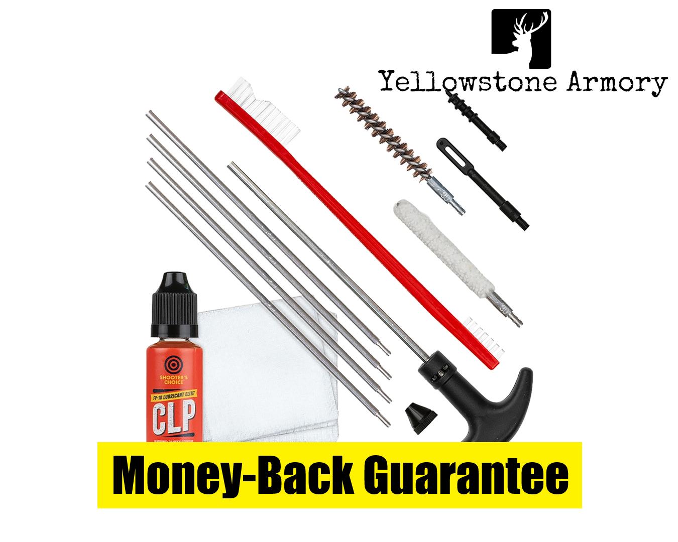 Shooters Choice Rifle Gun Rod Cleaning Kit Aluminum .30 cal. SHFSRK30 ...