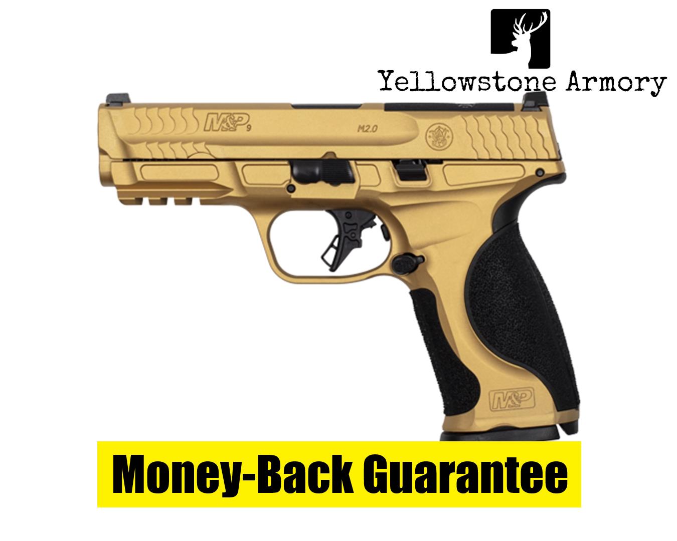 SMITH & WESSON M&P9 M2.0 METAL 9MM 4.25" 10-SHOT GOLD CERAKOTE 14304 ...