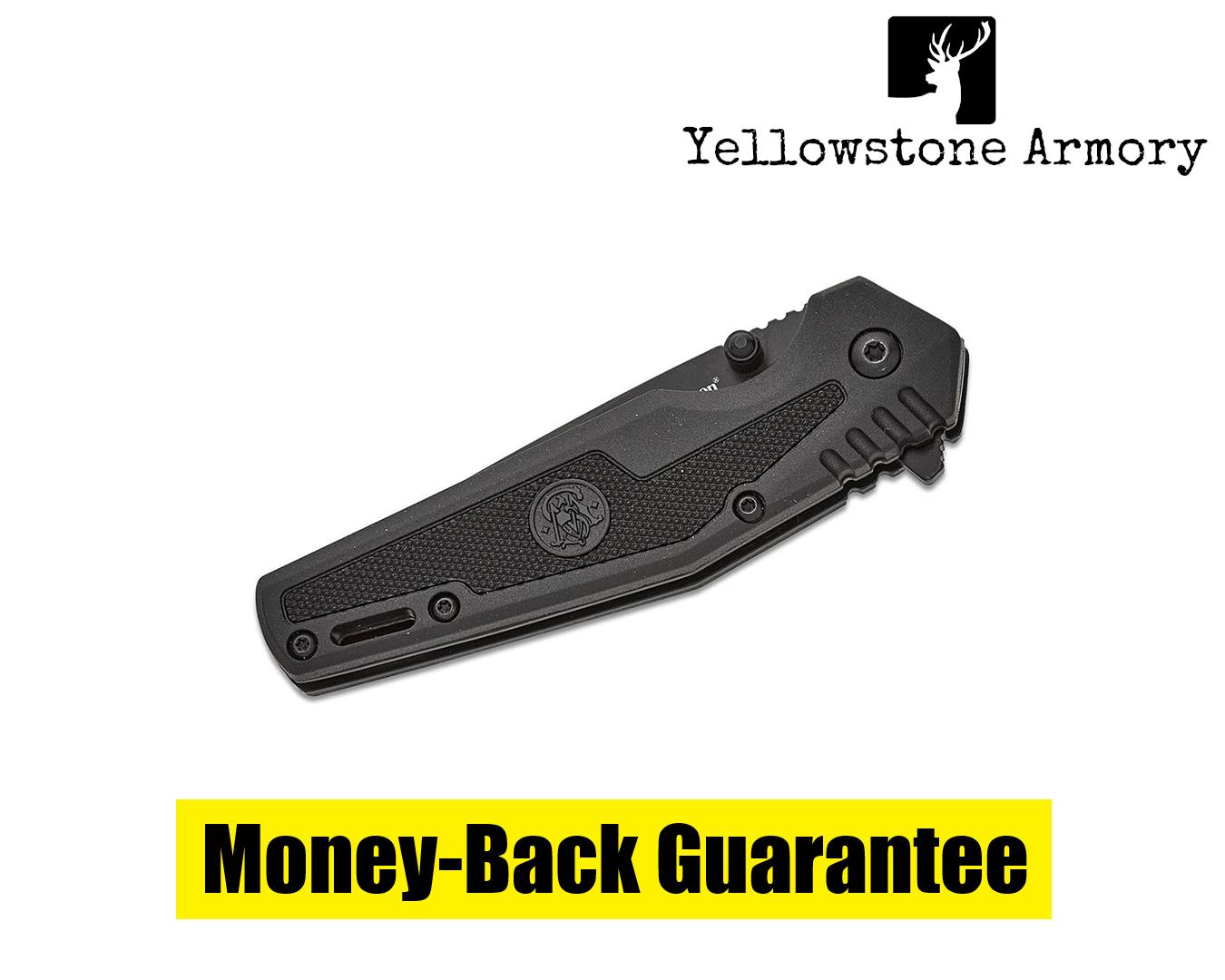 Smith & Wesson SWAT Assisted Folding Knife 3" Drop Point Blade 1209513 ...