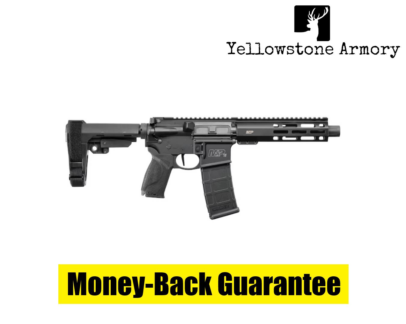 Smith&Wesson M&P 15 Pistol 5.56 Nato 7.5In Barrel 30Rd Adjustable Bra ...