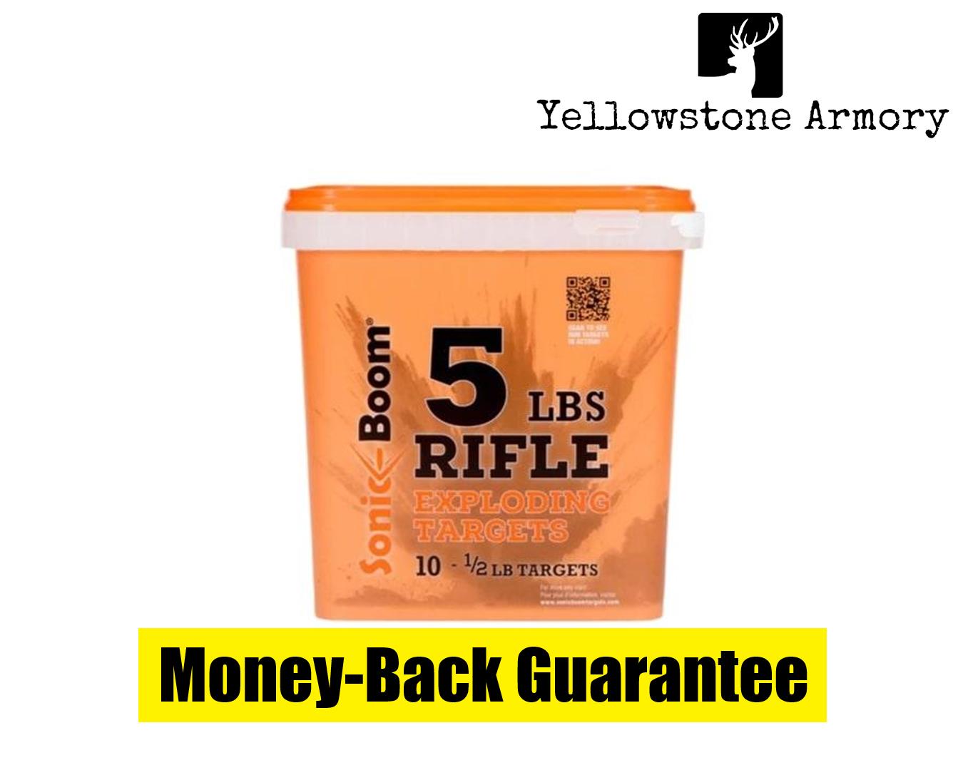 Sonic Boom Exploding Rifle Targets 1/2 lb. 10 pk. SBTHP10P - Shooting ...