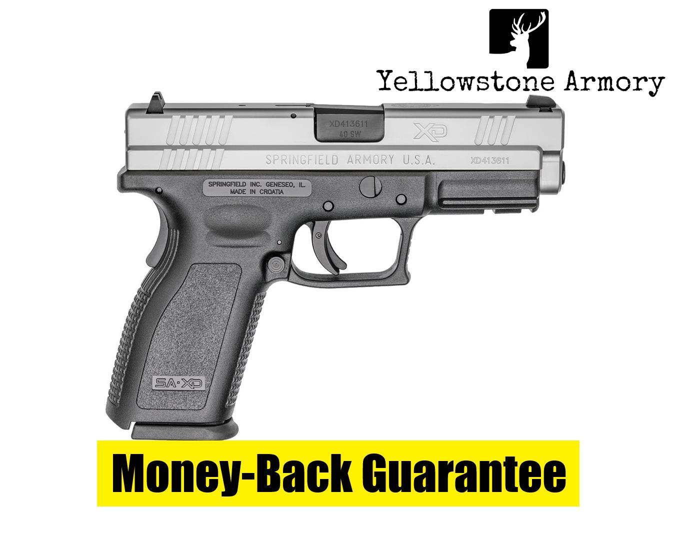 SPRINGFIELD ARMORY XD 40SW SERV 4 SS 10RD XD9302 - Semi Auto Pistols at ...