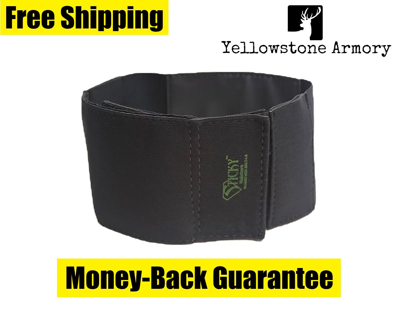 Sticky Holsters GHBTLG Guard Her Garter Size Large Black Elastic - Air ...