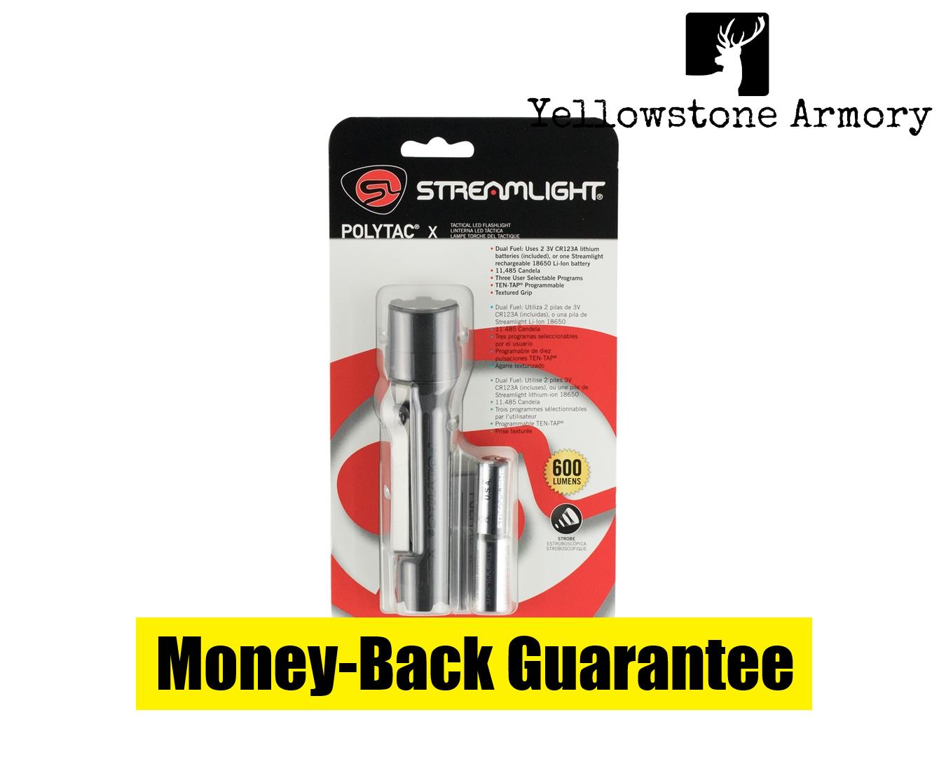 STREAMLIGHT POLYTAC X DUAL FUEL BLACK 88600 - Hunting Accessories at ...