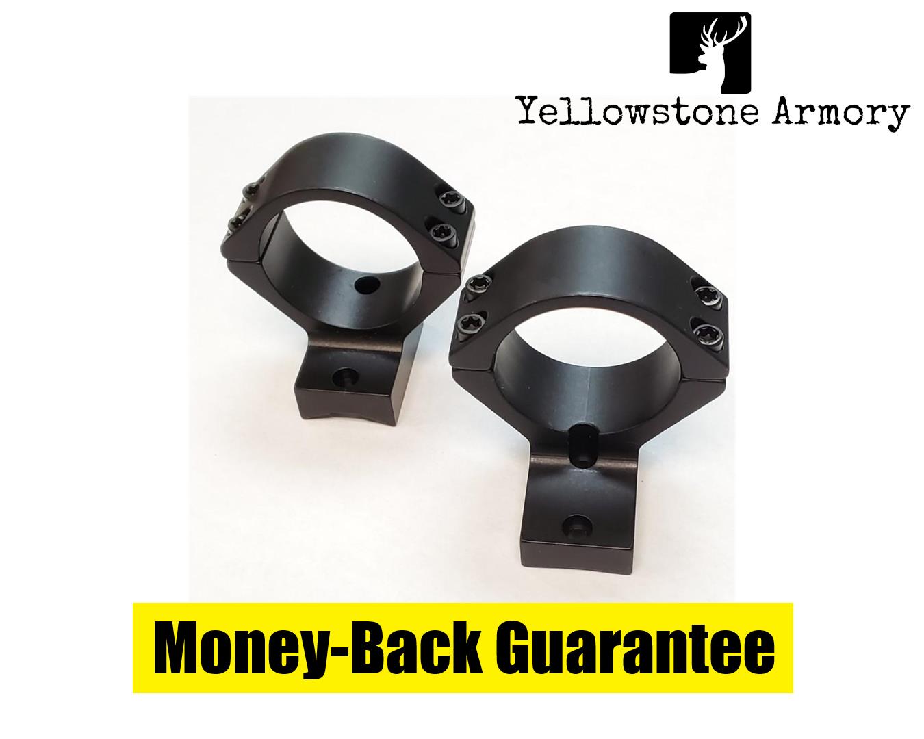 Talley CZ 600 Scope Mounts 1" High Extended Black 2/ct 95X769 - Scope ...