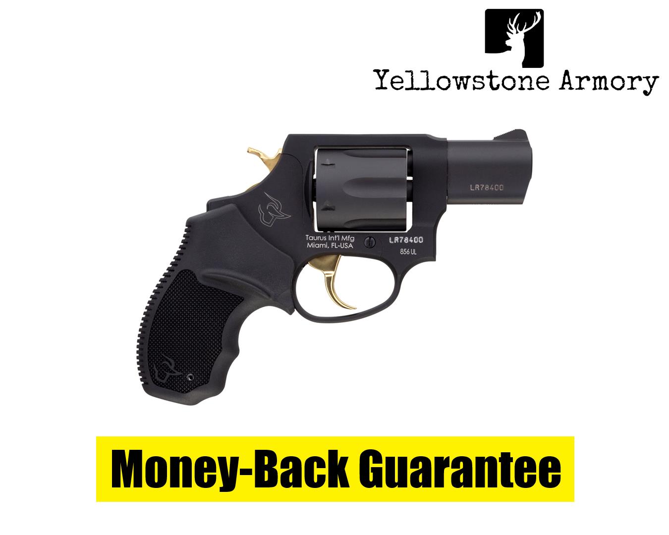 Taurus 85 Ultra Lite Revolver 38 Spl. 2 in. Black Rose Gold Accents ...